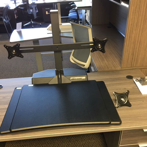 Powered Standing Desk - Desktop Riser | Office Furniture EZ