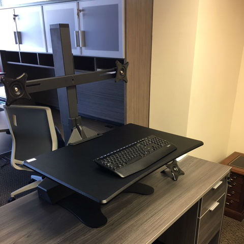 Powered Standing Desk - Desktop Riser | Office Furniture EZ