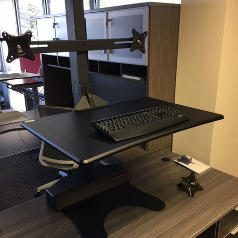 Powered Standing Desk - Desktop Riser | Office Furniture EZ