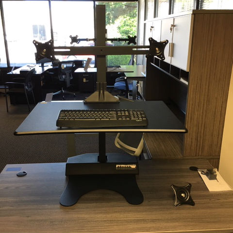 Powered Standing Desk - Desktop Riser | Office Furniture EZ