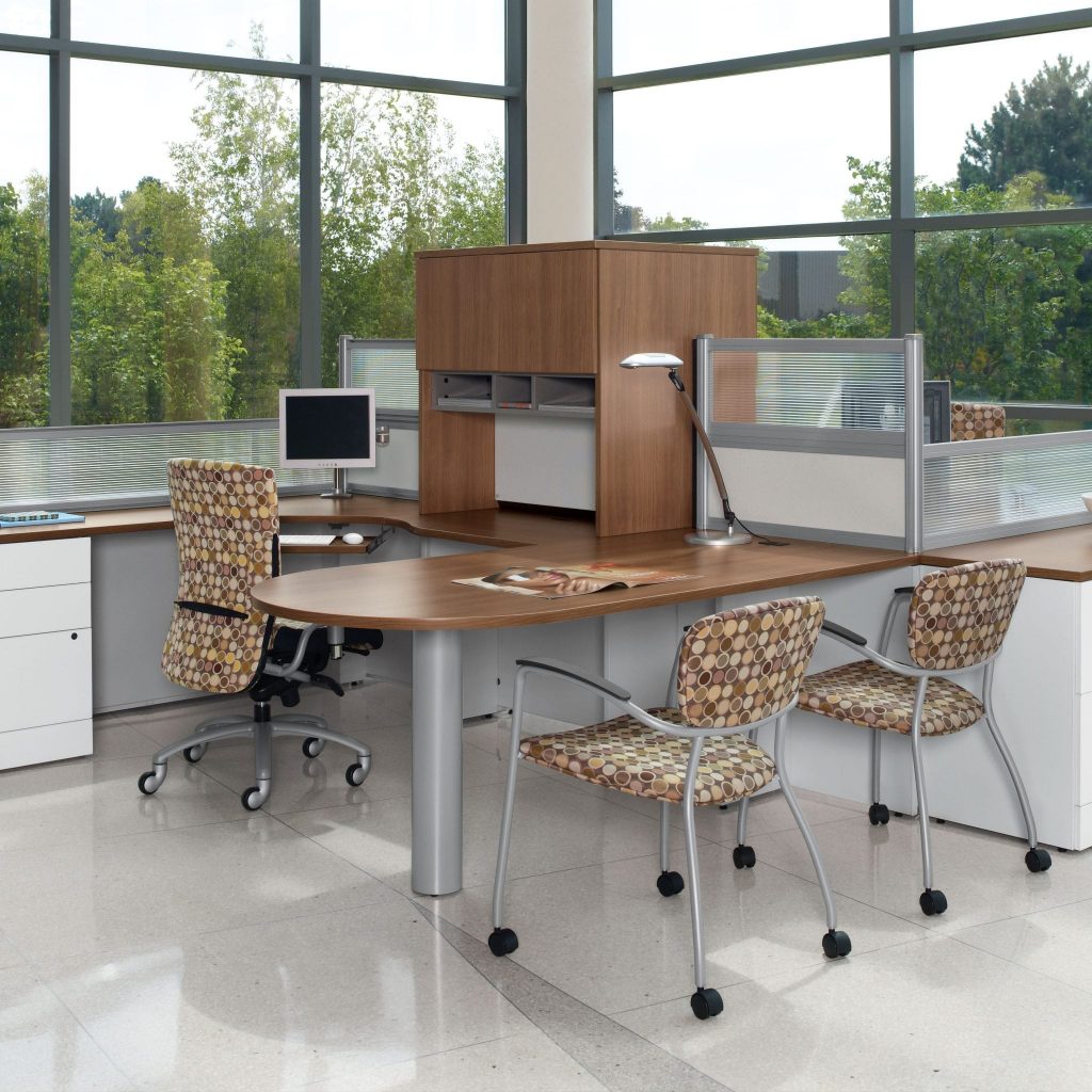 Open Plan L Workstation Desk | Office Furniture EZ Denver