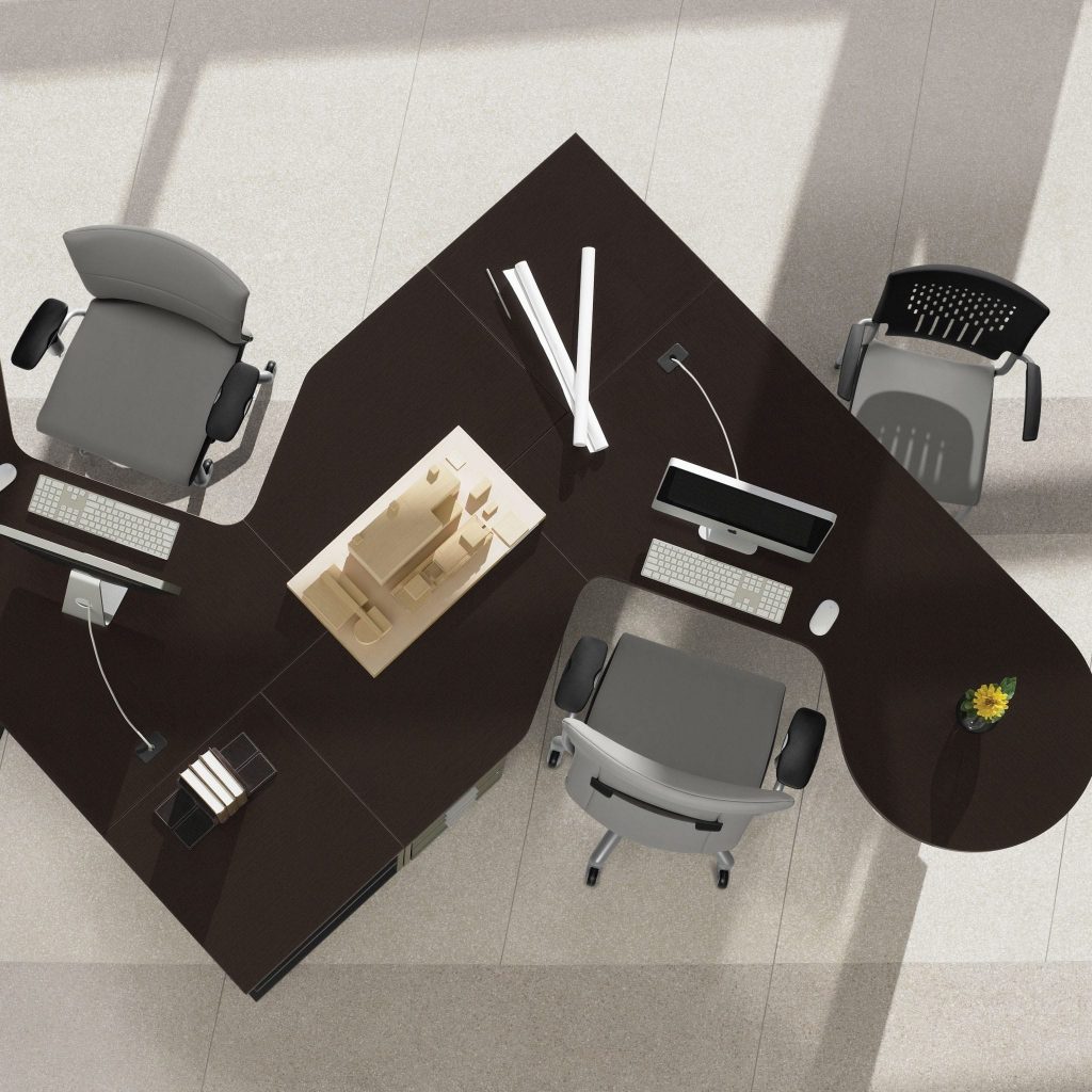 Zira Customizable Desks for Open or Closed Layouts