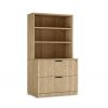 Two Drawer Lateral File & Bookcase Combo| Office Furniture EZ - Denver
